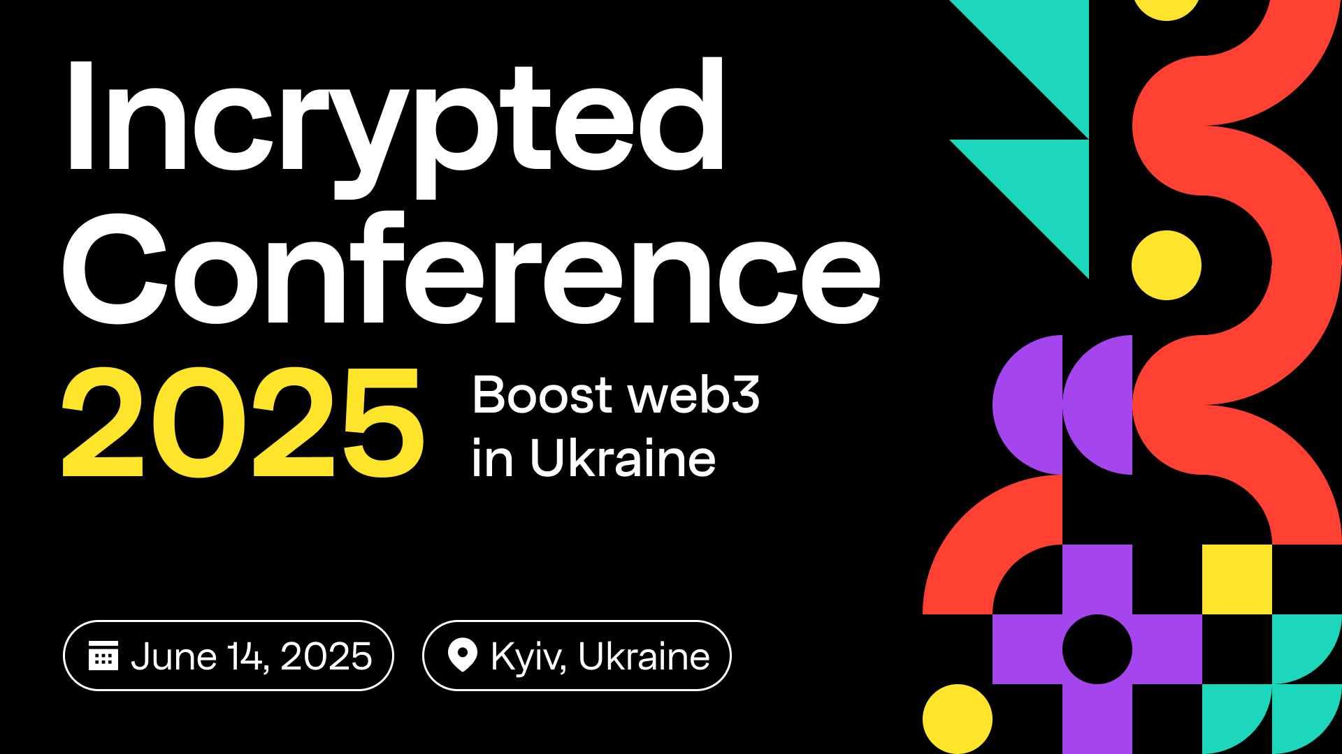 Incrypted Conference 2025: понад 3000 учасників зберуться на наймасштабнішій криптоподії України ...