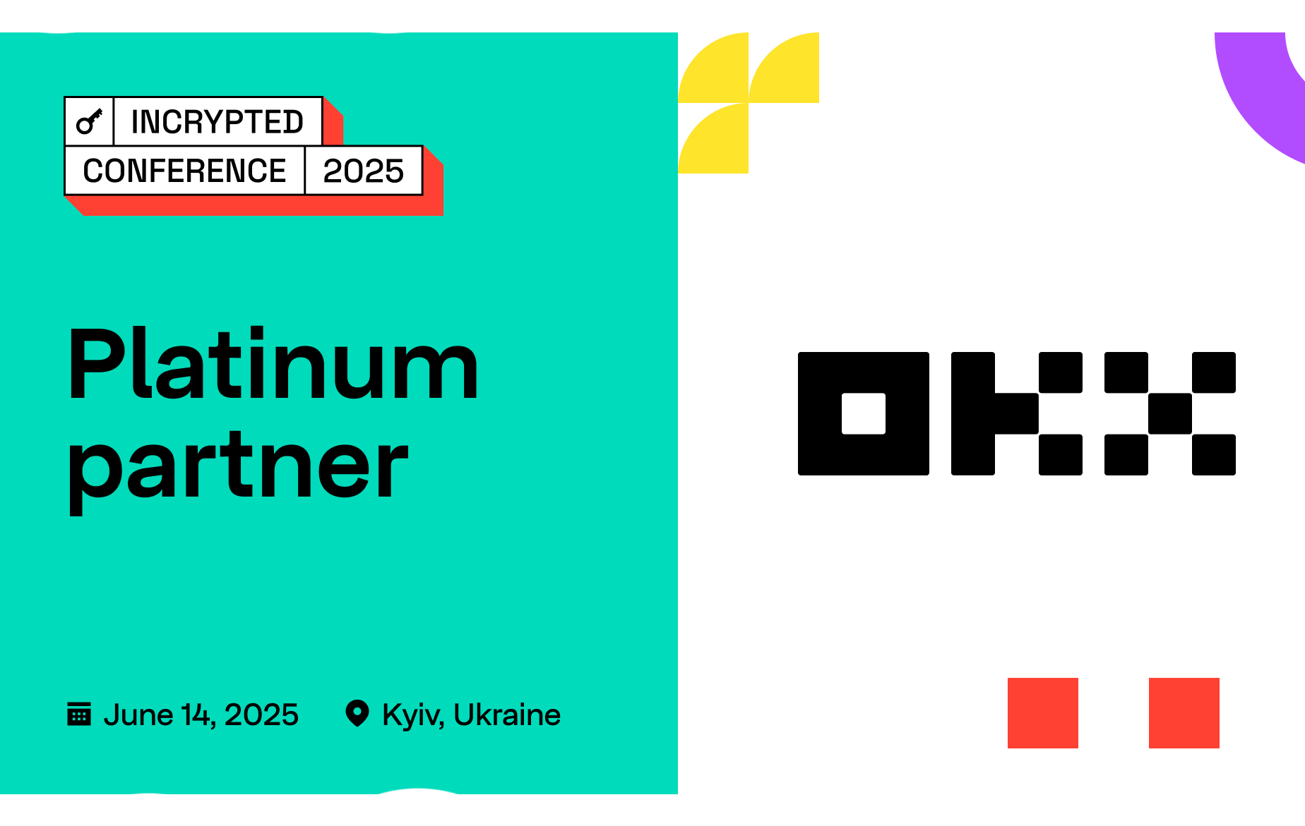 OKX стане платиновим спонсором Incrypted Conference 2025 у Києві — UASpectr